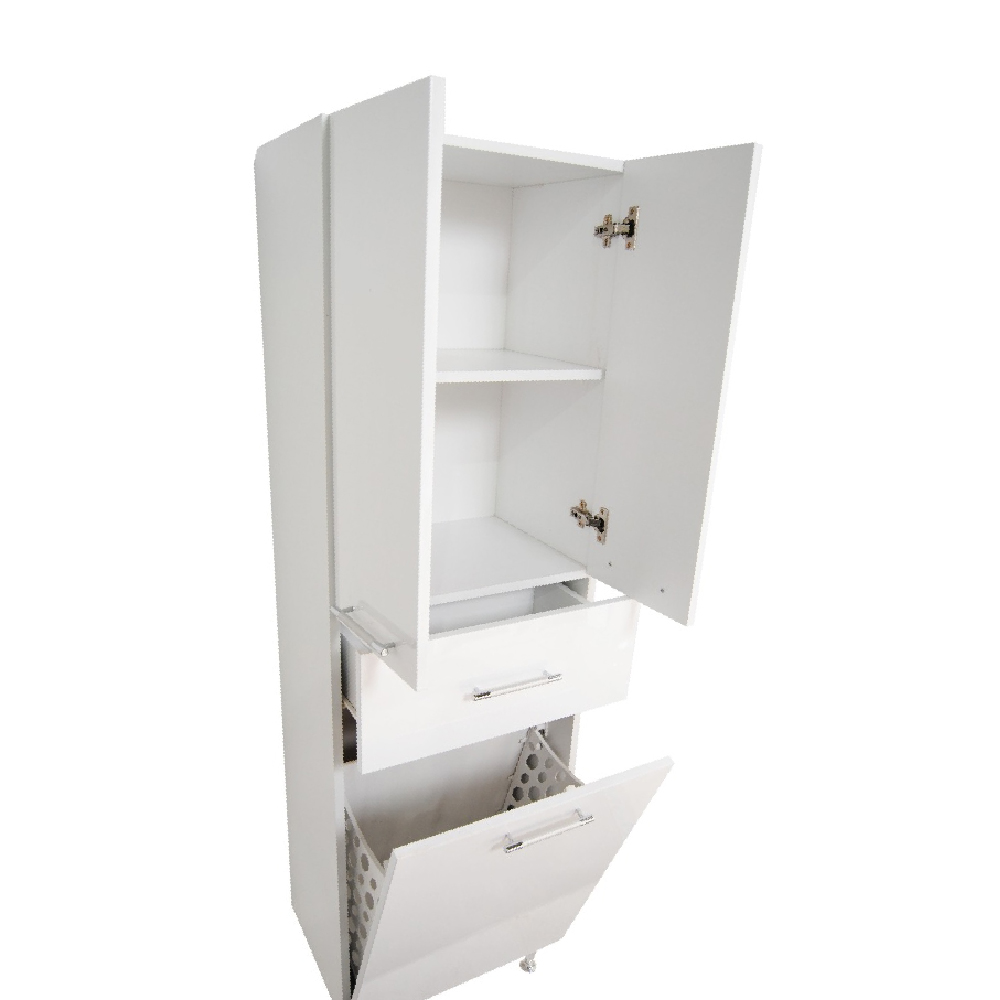 Dulap de baie seria 015 cu coș de rufe - Magazin Online cu Materiale de ...